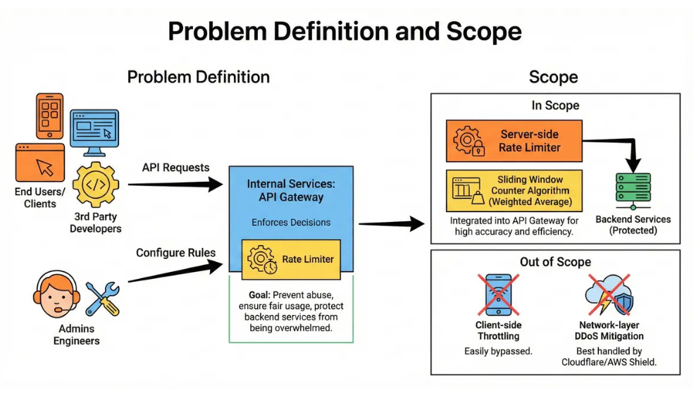 Design a Distributed Rate Limiter in 45 Mins