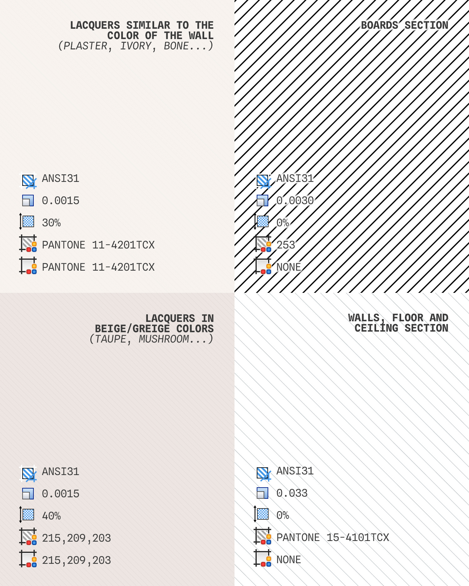 Paper Talk #35 Hatch patterns - by Himera Estudio