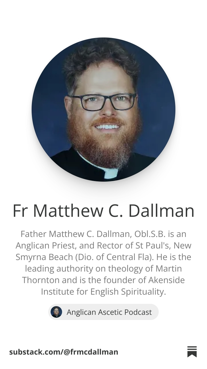 Fr Matthew C. Dallman | Substack