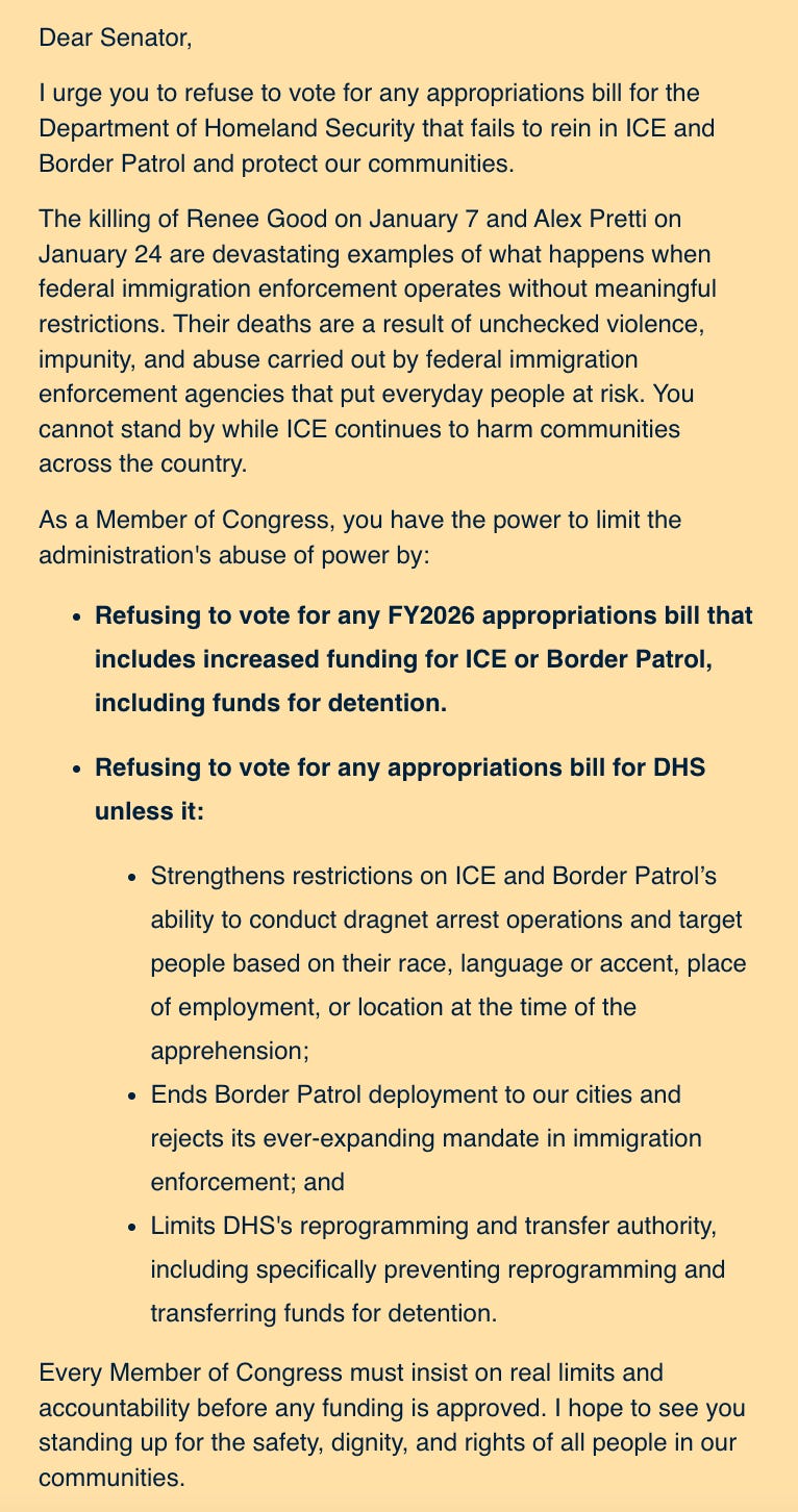 From a Minnesotan, an American, a daughter of immigrants