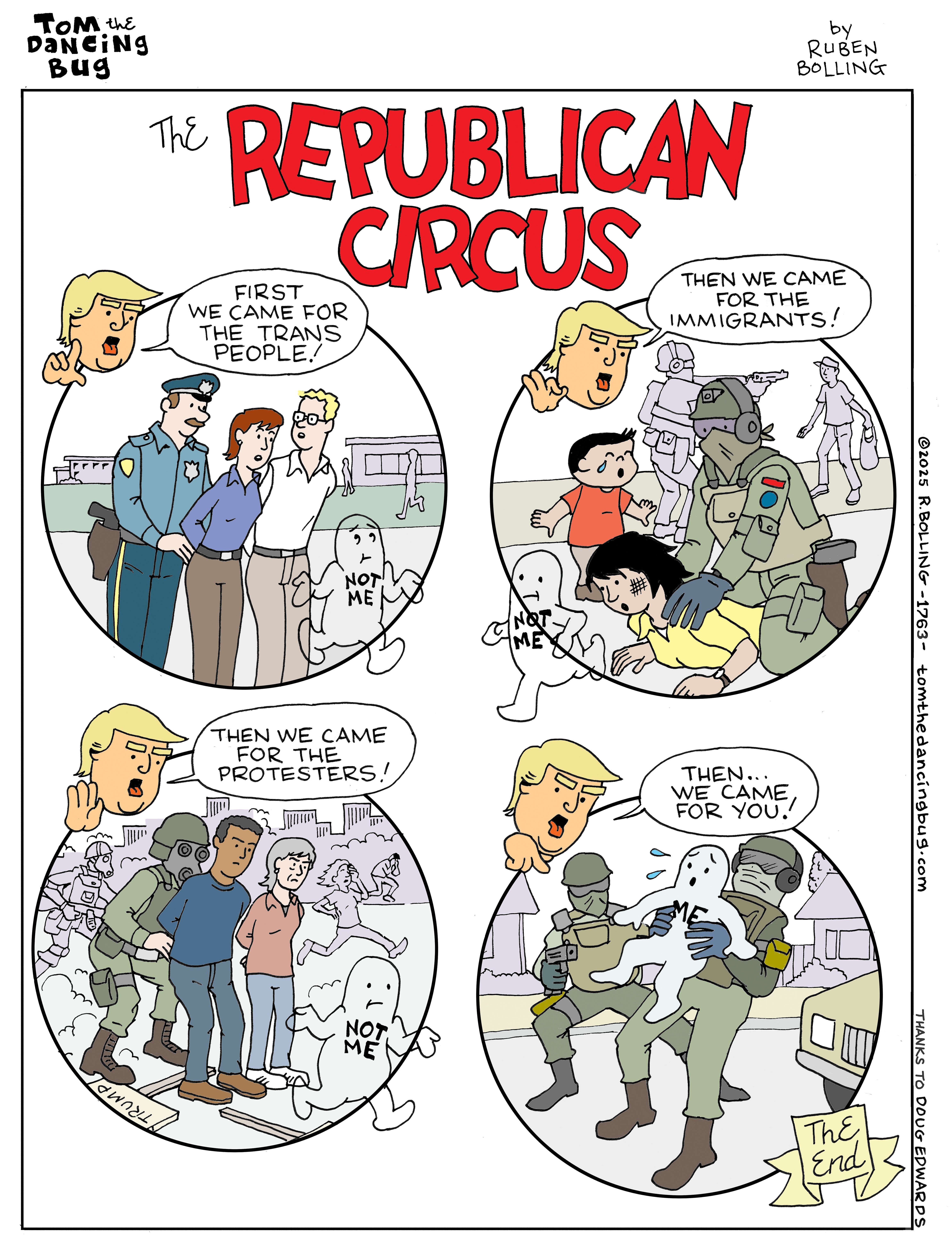 Tom the Dancing Bug - by Ruben Bolling - The Contrarian