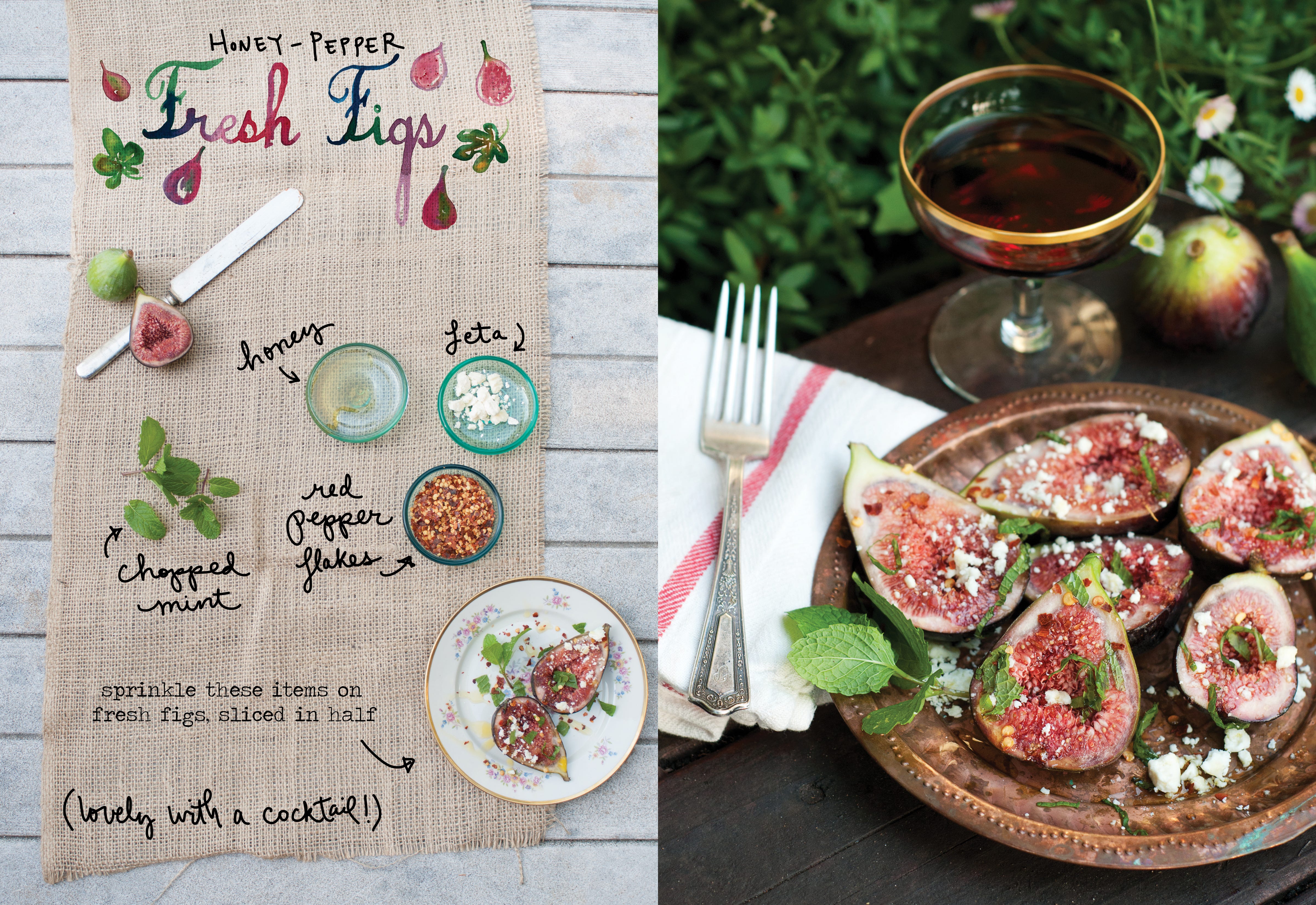 I Painted Figs On My Dining Table - by Erin Gleeson