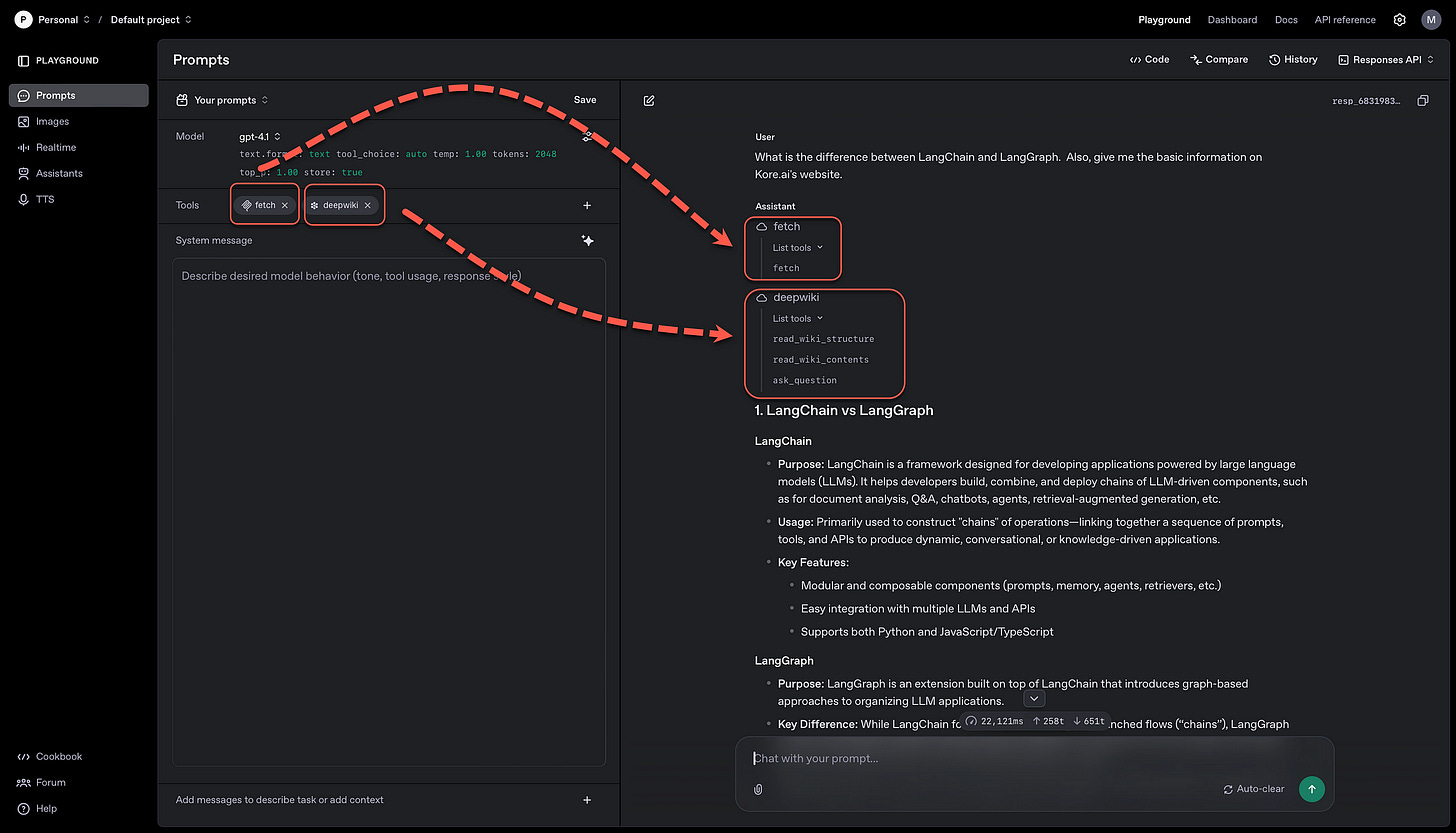 Using MCP with OpenAI & MCP Servers