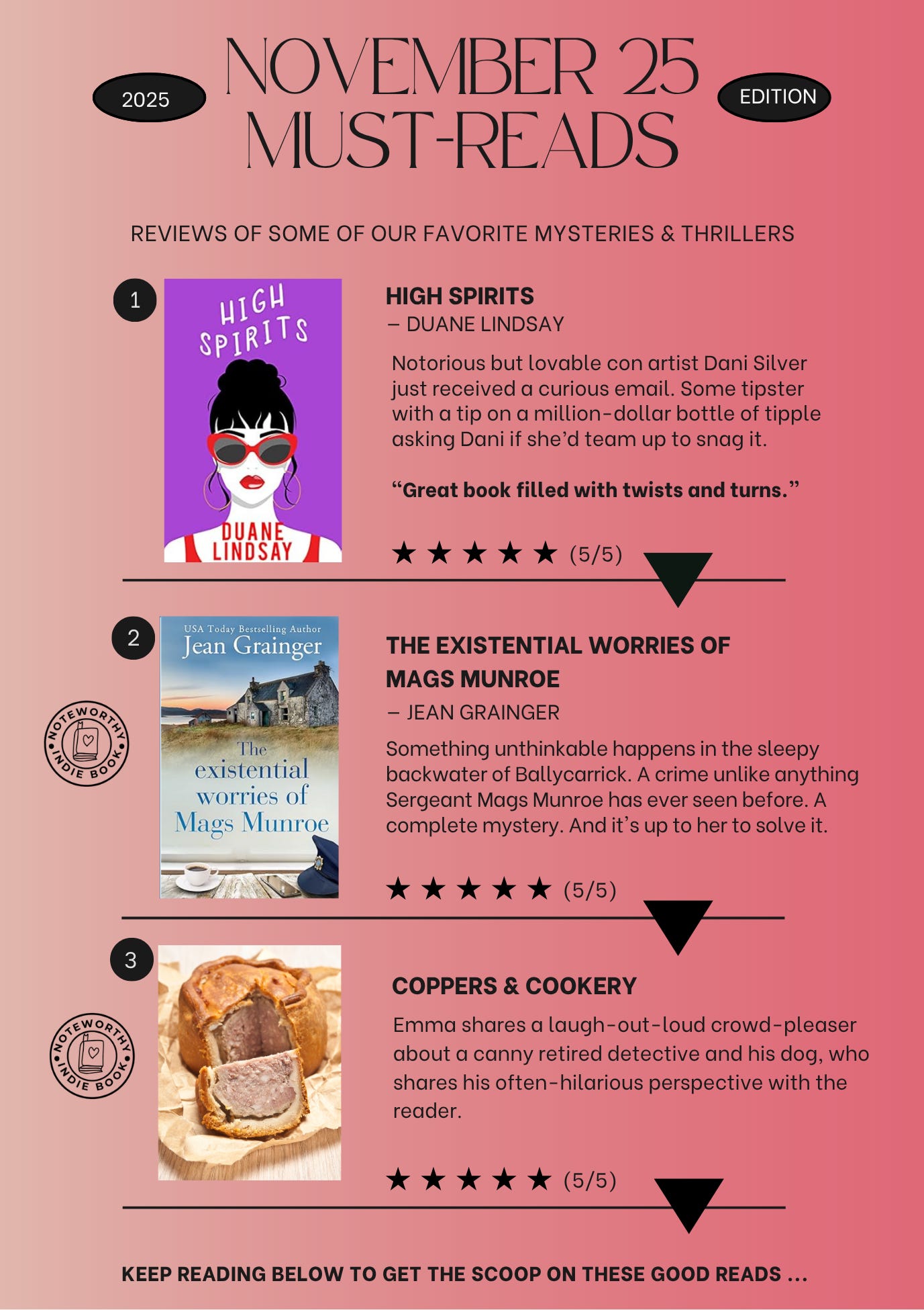 Murder & Mayhem Must-Reads: Mystery Book Roundup