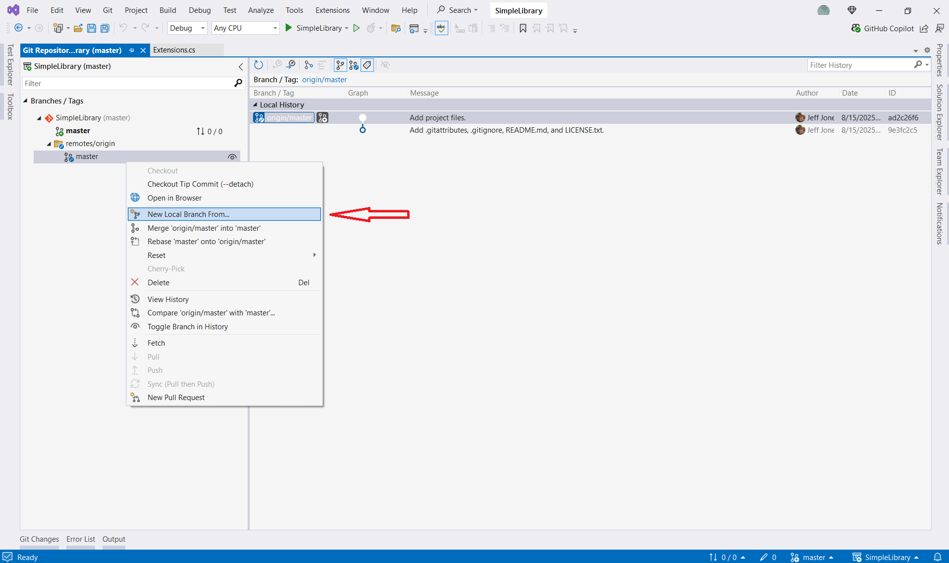 Git Management in Visual Studio 2022 - Jeff Jones