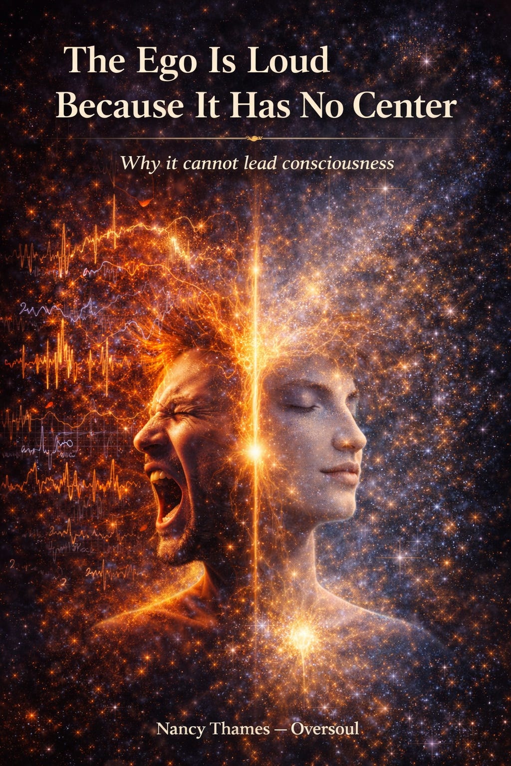 The Ego Is Loud Because It Has No Center