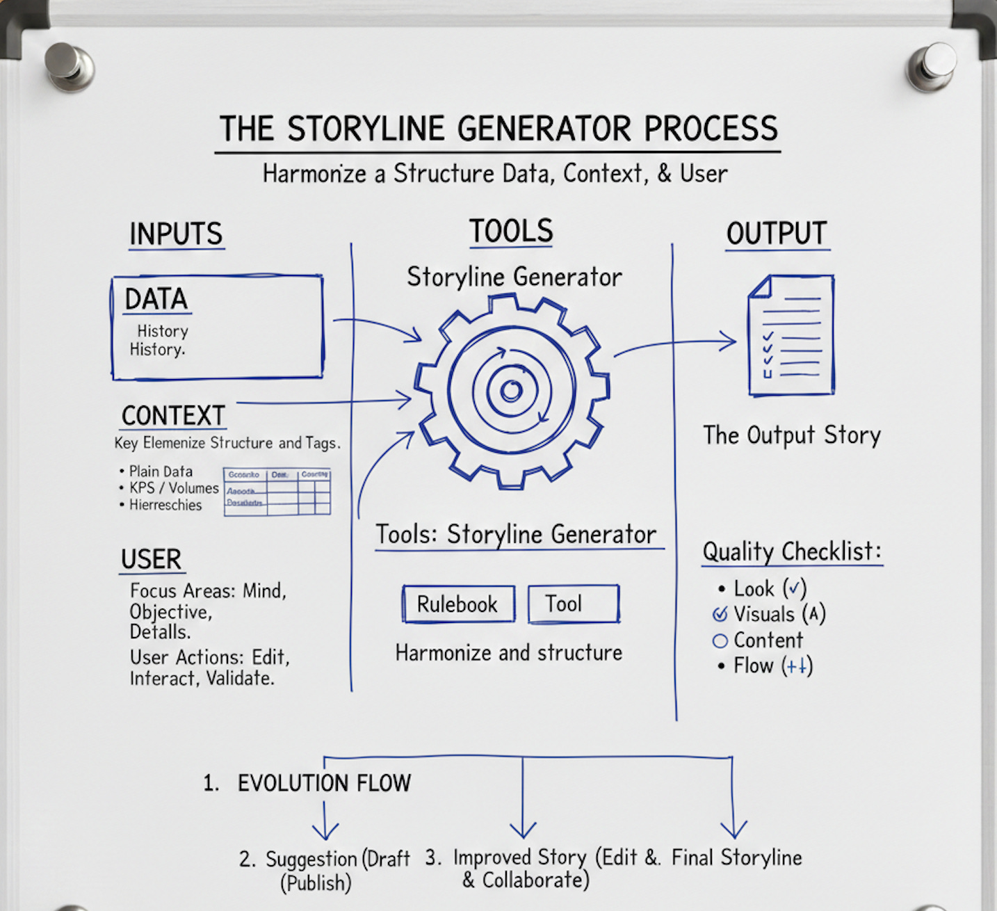 3 steps to build a financial story with AI