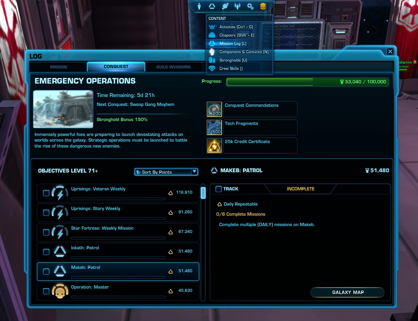 SWTOR 7.5 Gearing Guide: How to Unlock 340 Mods in 4 Hours