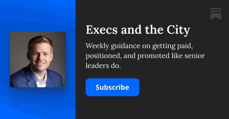 Execs and the City | Jacob Warwick | Substack