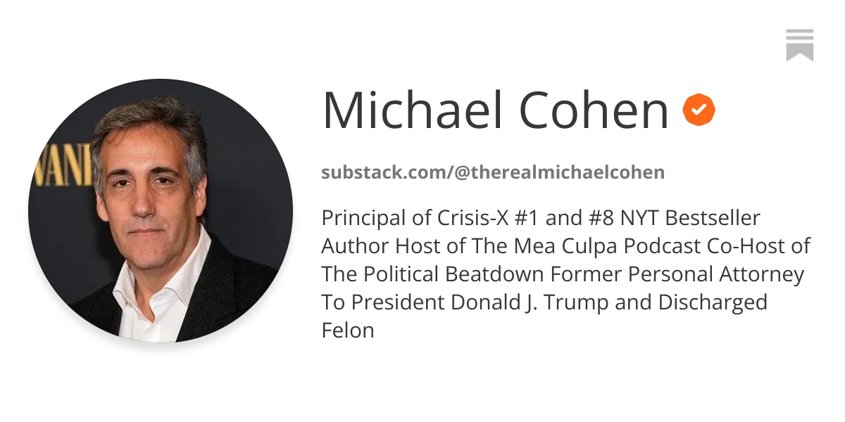 Michael Cohen | Substack