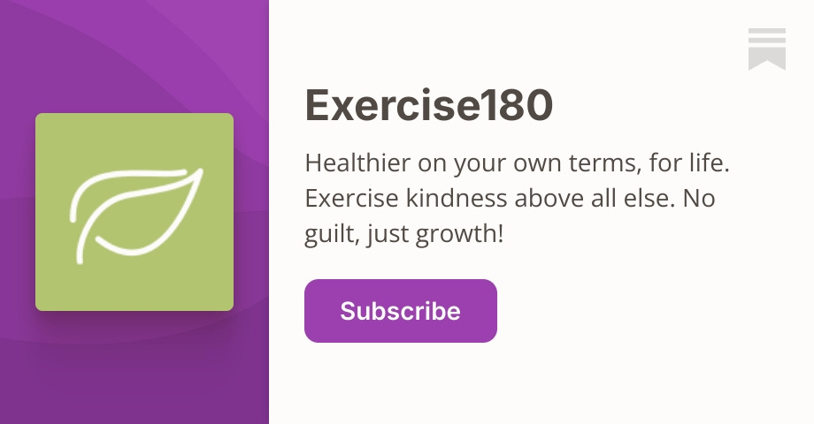 Exercise180 | Annalicia Niemela | Substack