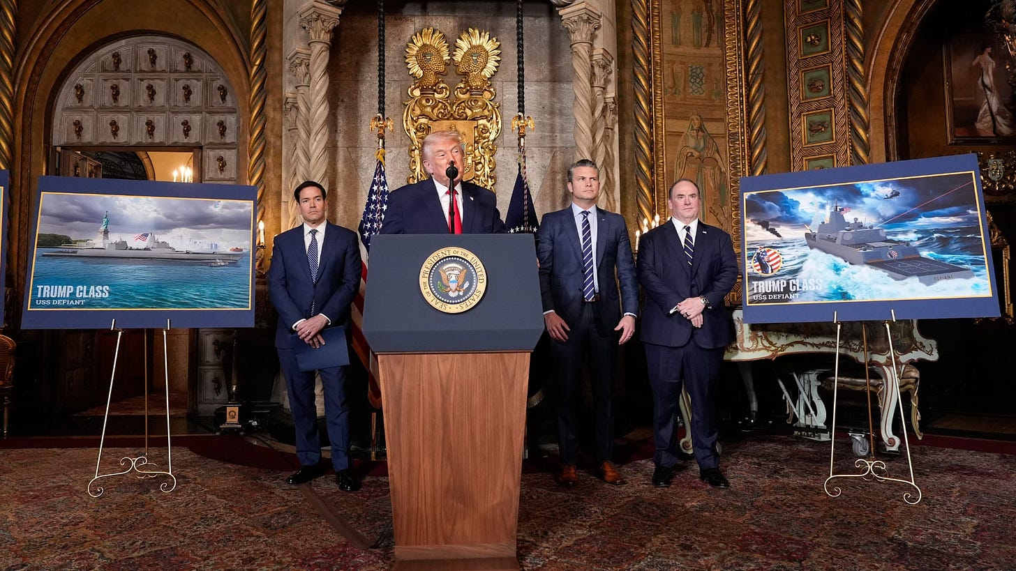Trump Unveils “Trump-Class” Battleships as Part of Bold New “Golden ...