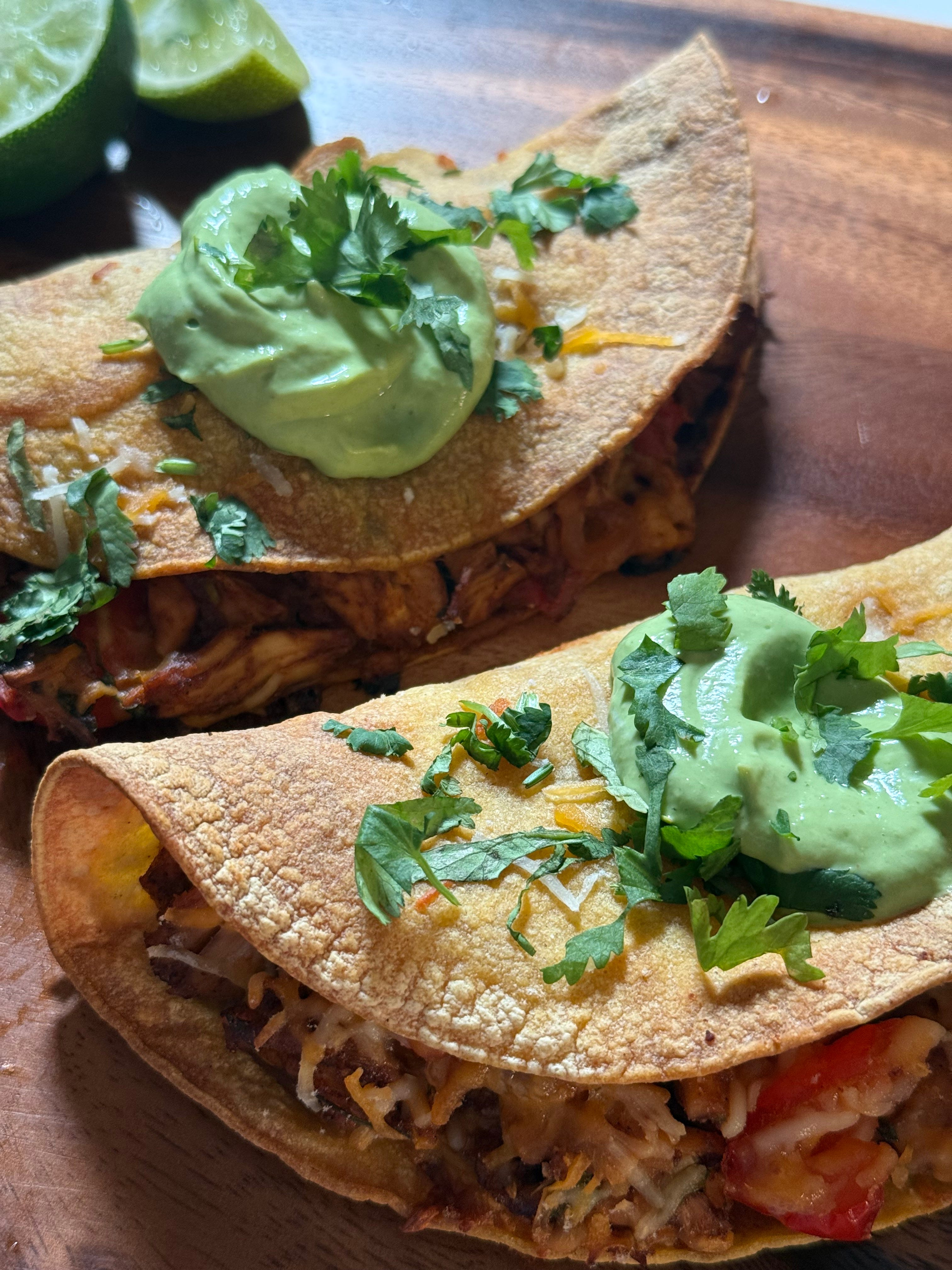 Sheet Pan Crispy Chicken Tacos - by Ellie Teale