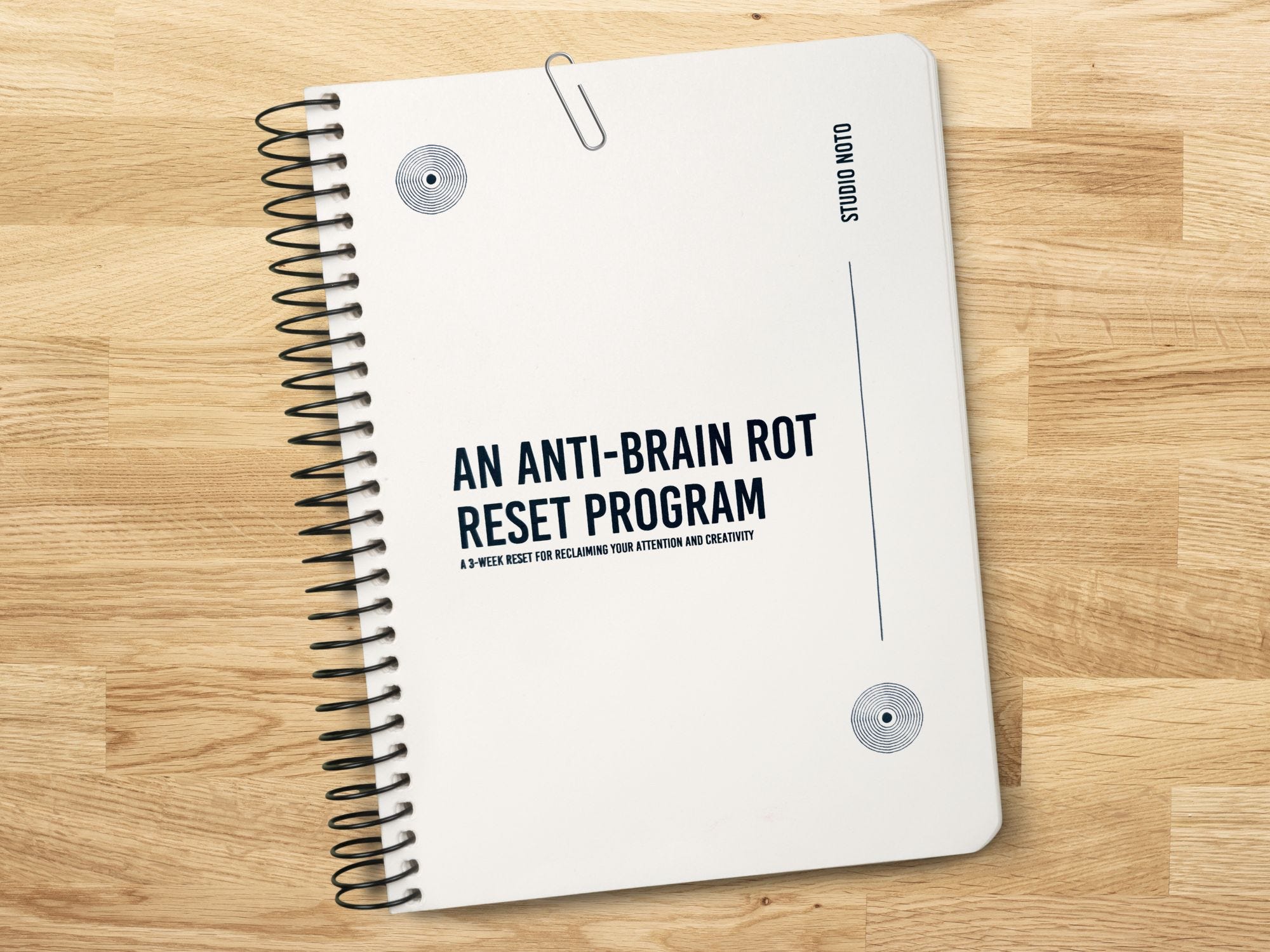 I’m Designing an Anti-Brain Rot Year
