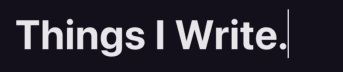 Things I Write. 🏽 | Adam Draper | Substack