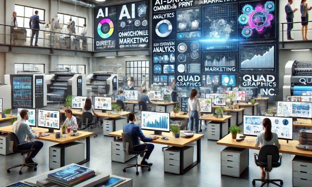 Quad Graphics, Inc. (QUAD) Reinvents Print with AI-Driven Campaigns