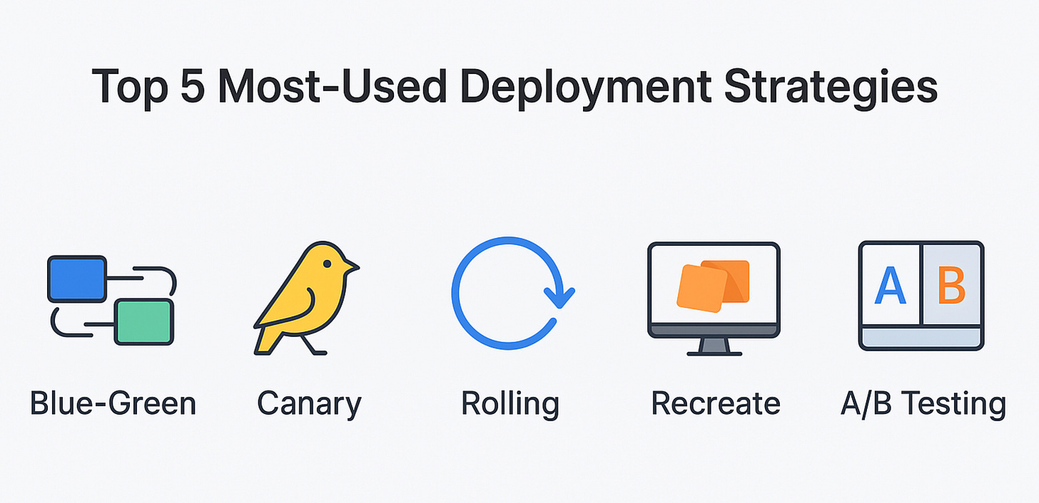 Top 5 Most-Used Deployment Strategies (and Why They Matter)