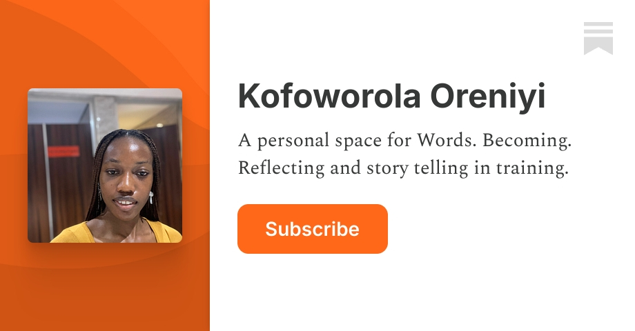The Hunger To Be Everything - Kofoworola Oreniyi