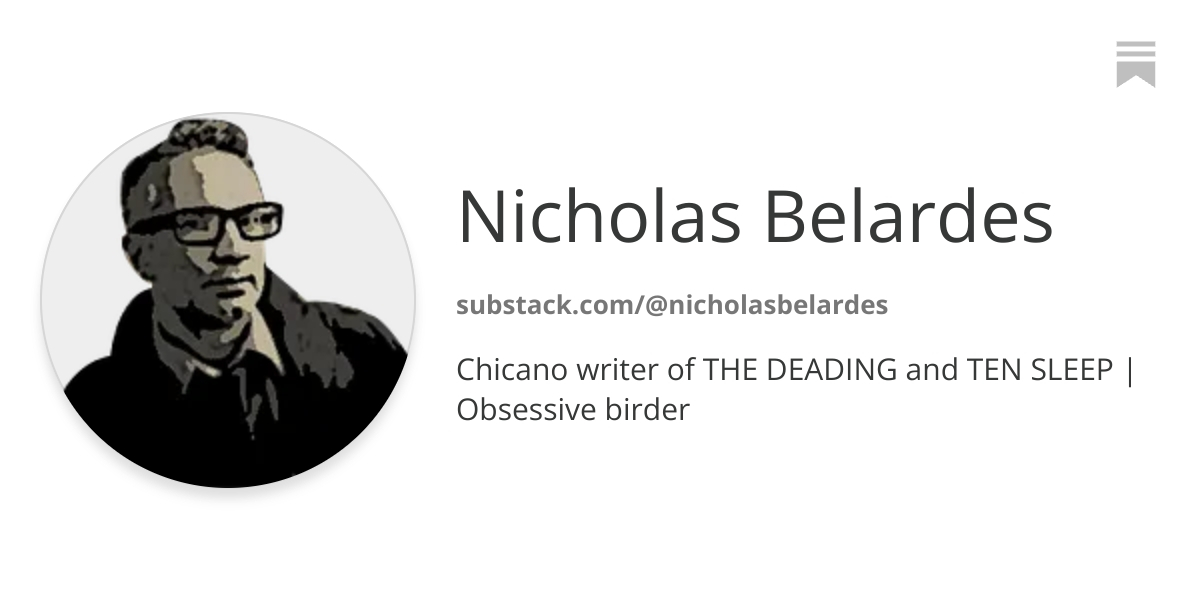 Nicholas Belardes | Substack