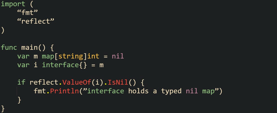 Interface Nil Checks in Go - Alexander Obregon's Substack