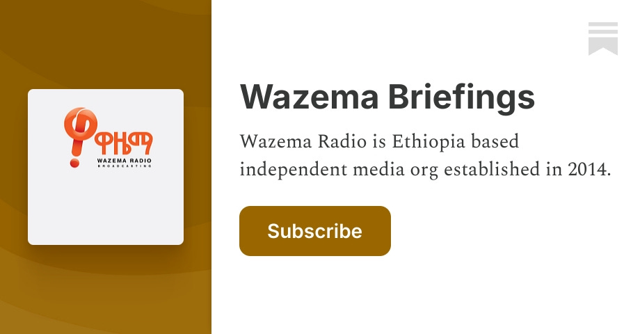Wazema Briefings | Wazema Radio | Substack