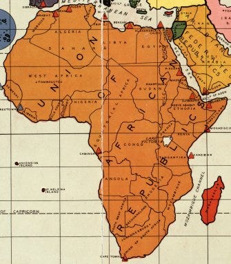 A 1942 Map of the New World Order: The Map Shows Greenland, Mexico, and ...
