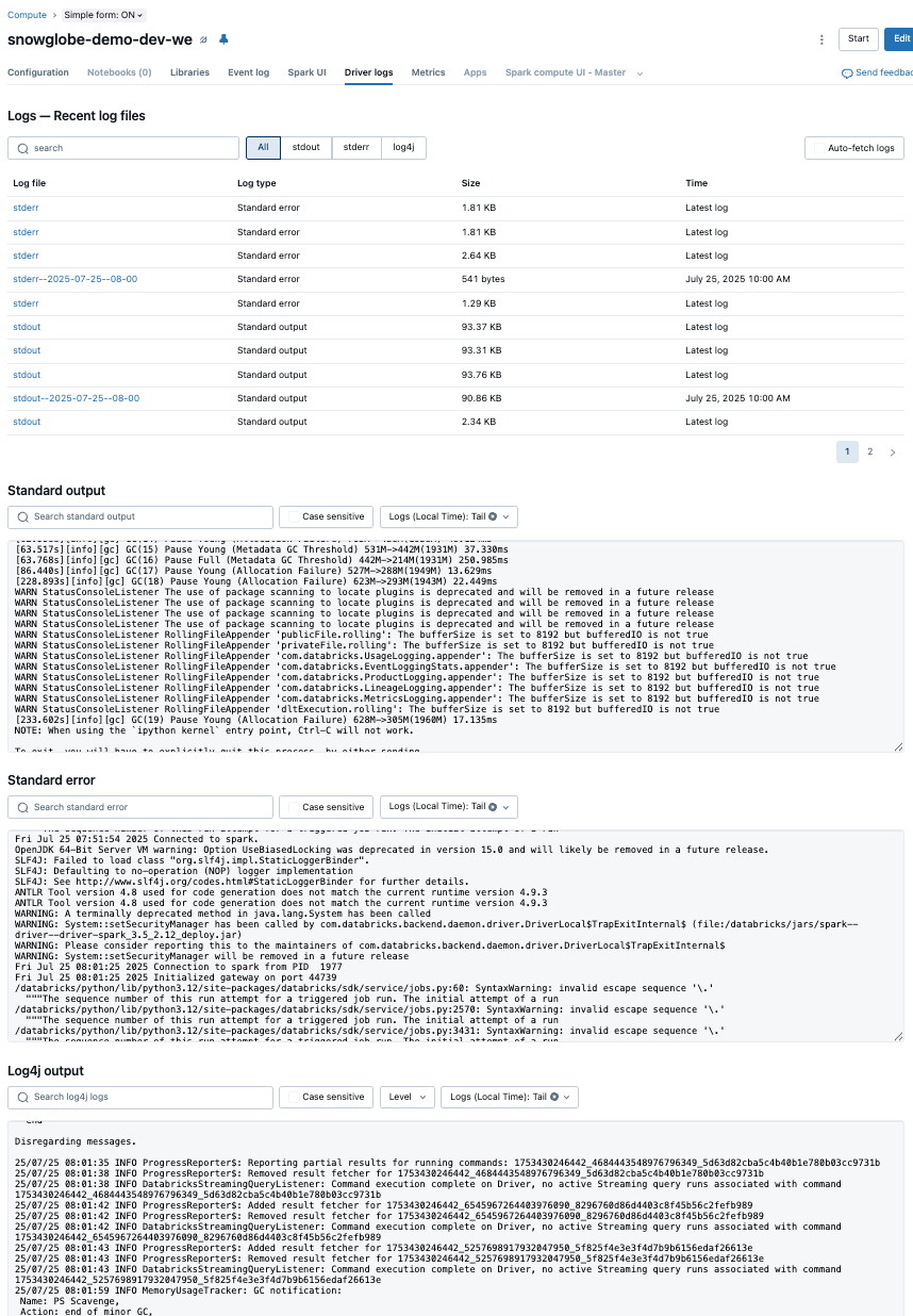 Simple Python Logger Framework for Databricks, Part 1: Deliver Cluster ...