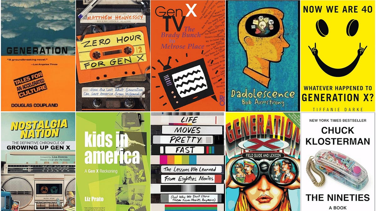 Best Books Ever Written About Gen X and More - by Jennifer