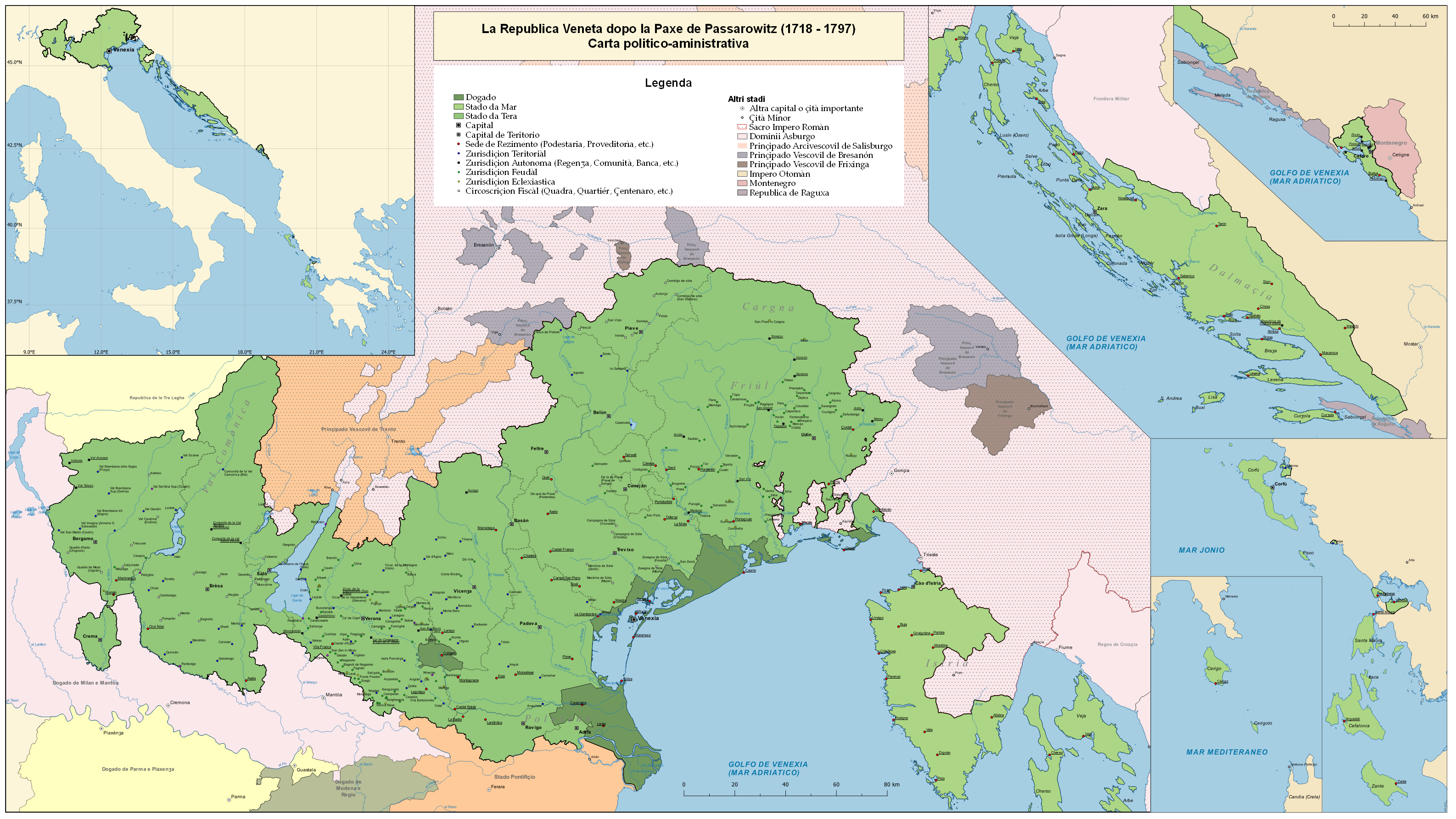 Venetian Geography - Part I: The territorial continuity of Venetia