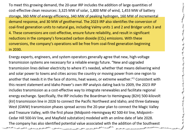 Idaho Power / SWIP-N Point by Point Rebuttal Part 2