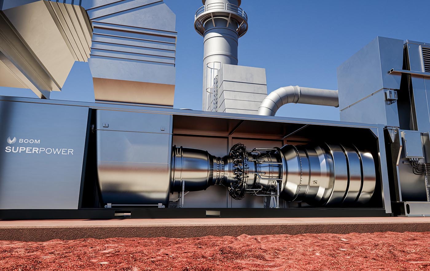 Supersonic Jet Engine to Power Data Centers