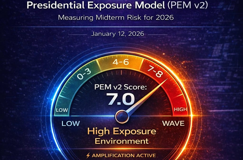 January: Presidential Exposure Model (PEM v2)