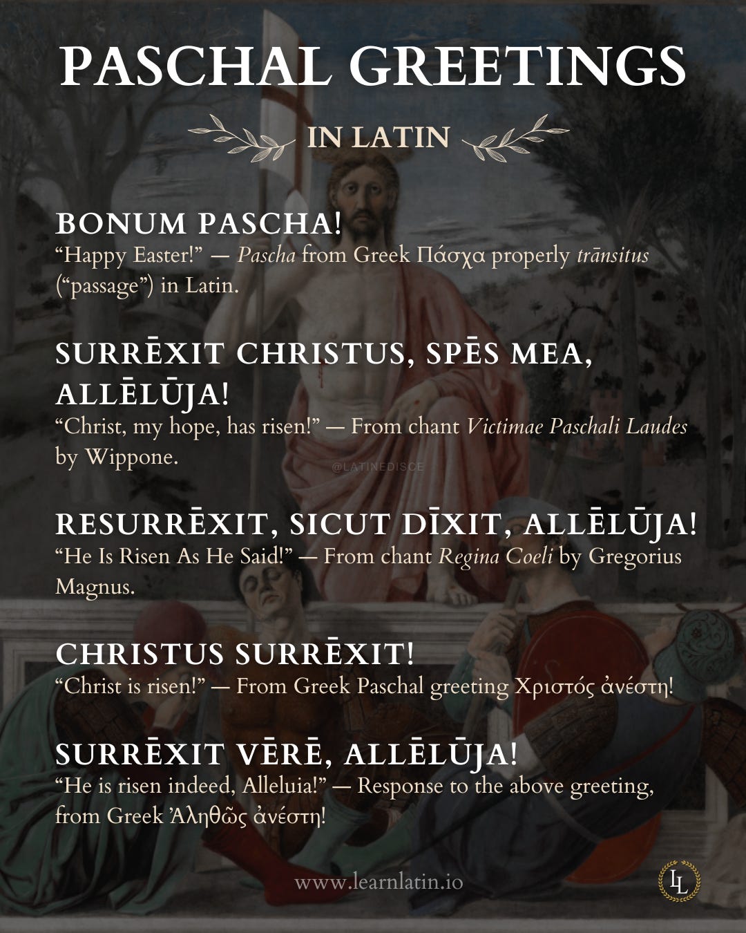 Paschal Greetings in Latin - Learn Latin