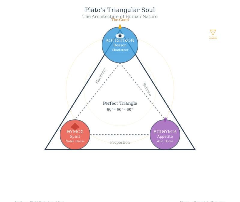 Plato's Triangular Soul - by Alloya Huckfield