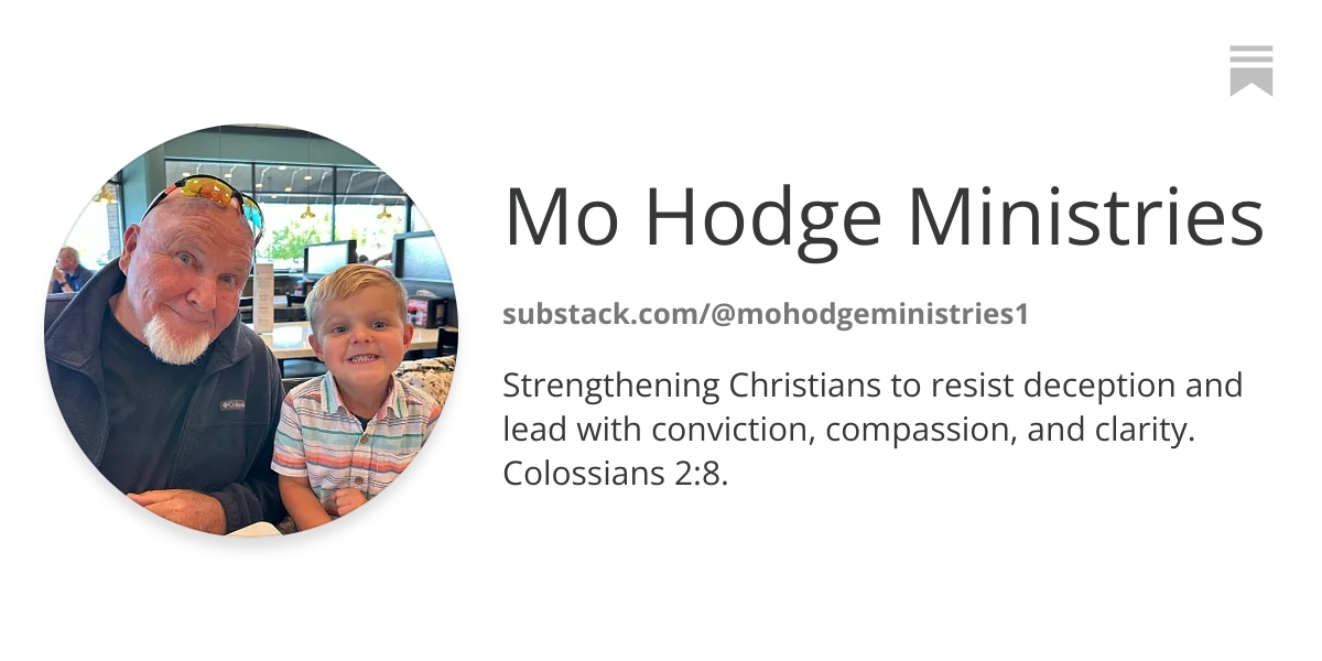 Mo Hodge Ministries | Substack
