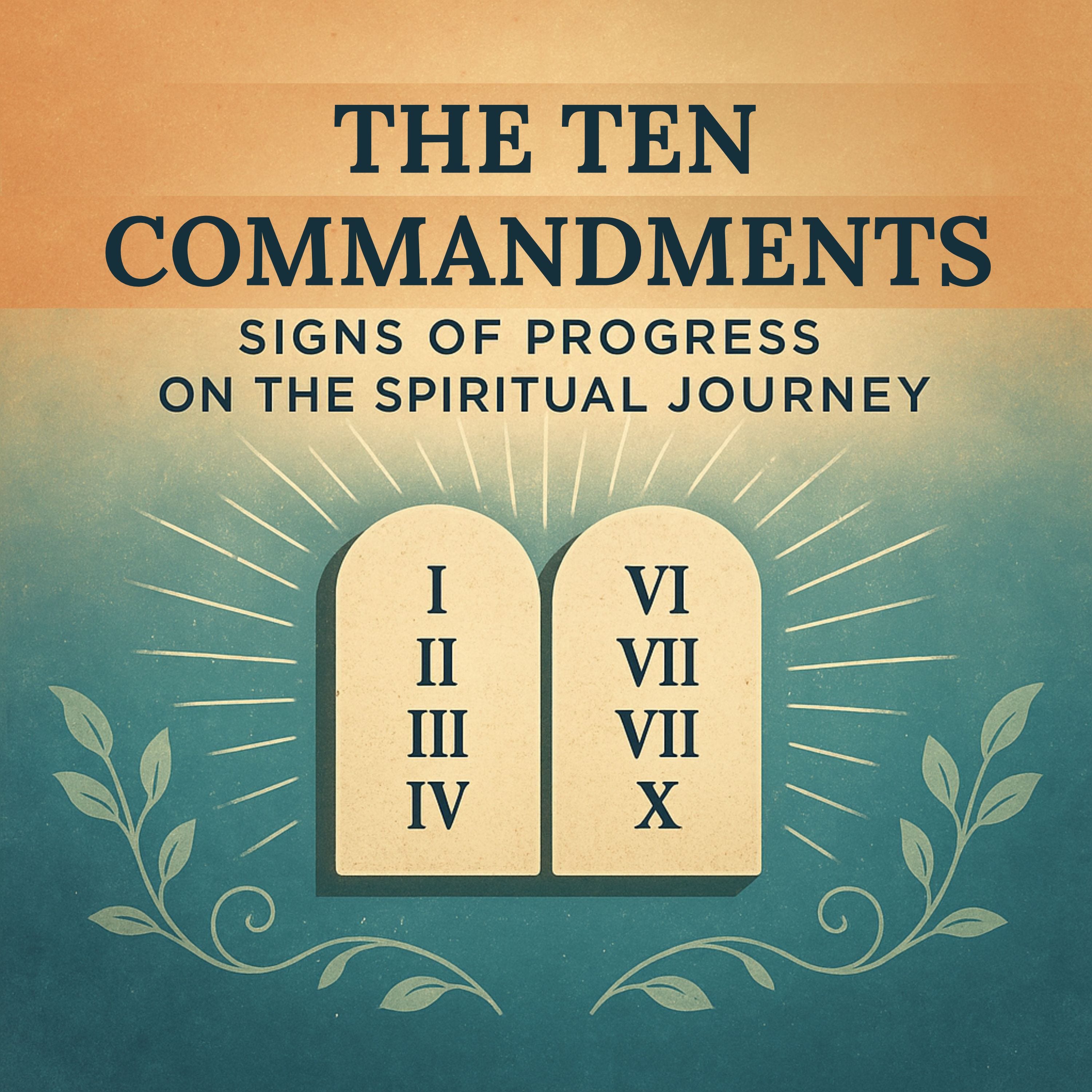 The Ten Commandments: Signs of Progress on the Spiritual Journey