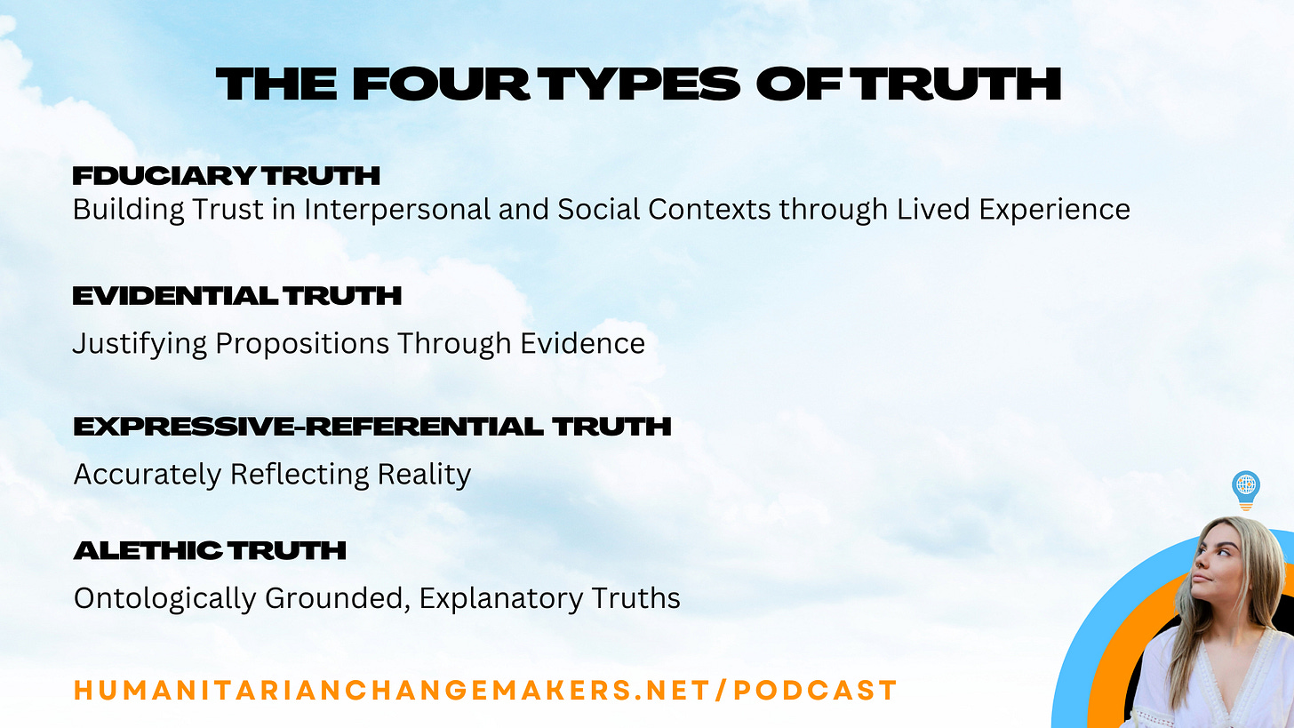The Philosophy of Truth & Four Types of Truth for Social Changemakers