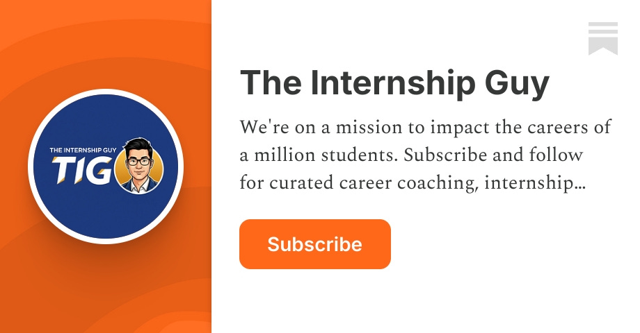 The Internship Guy | Substack