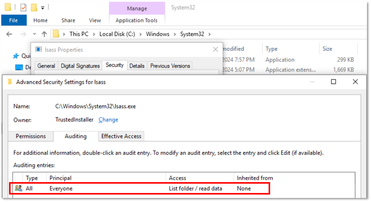 Protecting Cached Credentials with Advanced Auditing