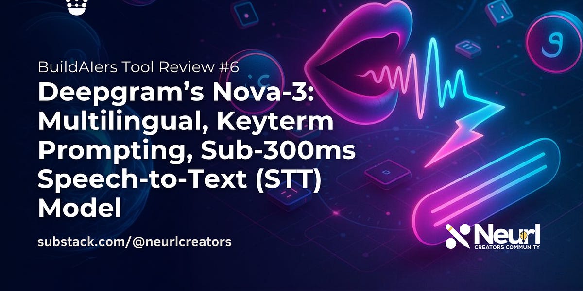 Deepgram Nova-3 Review: Multilingual, Low-Latency Speech-to-Text with Keyterm Prompting