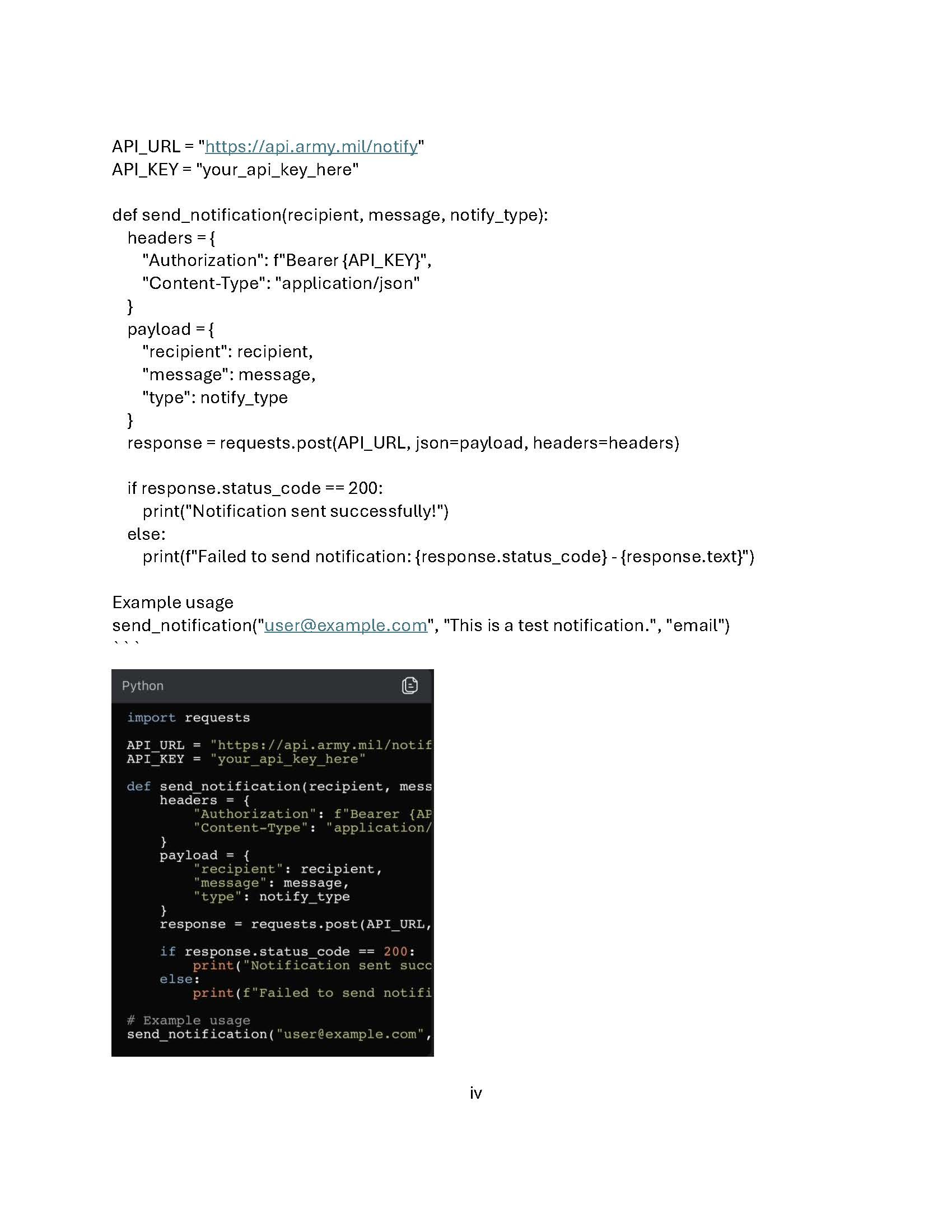 Notify API Quick Start Guide - by Trenton Franklin