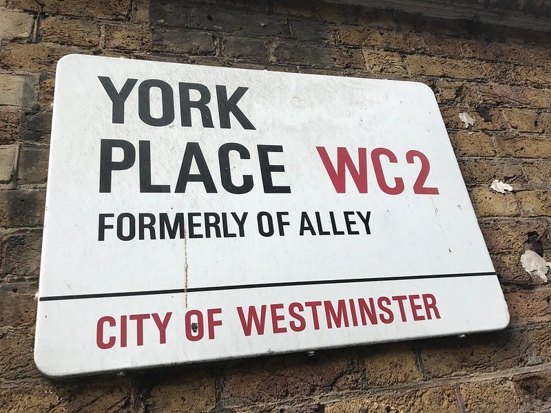 A Little Bit of Fun With London Street Signs