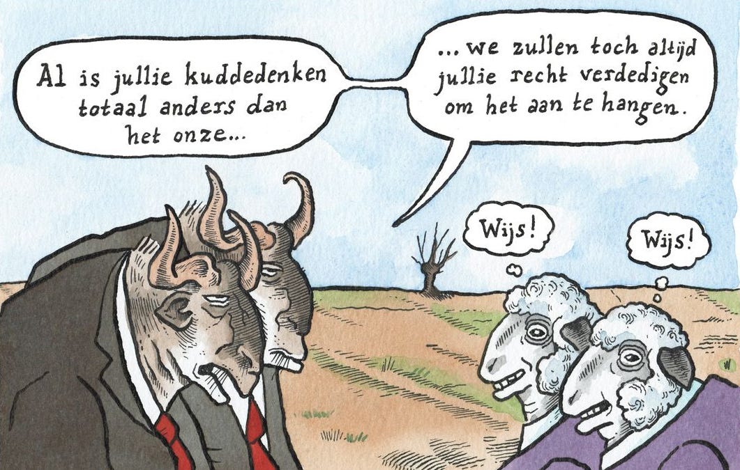 Over Wierd Duk en Eric Smit en het dulden van tegenspraak