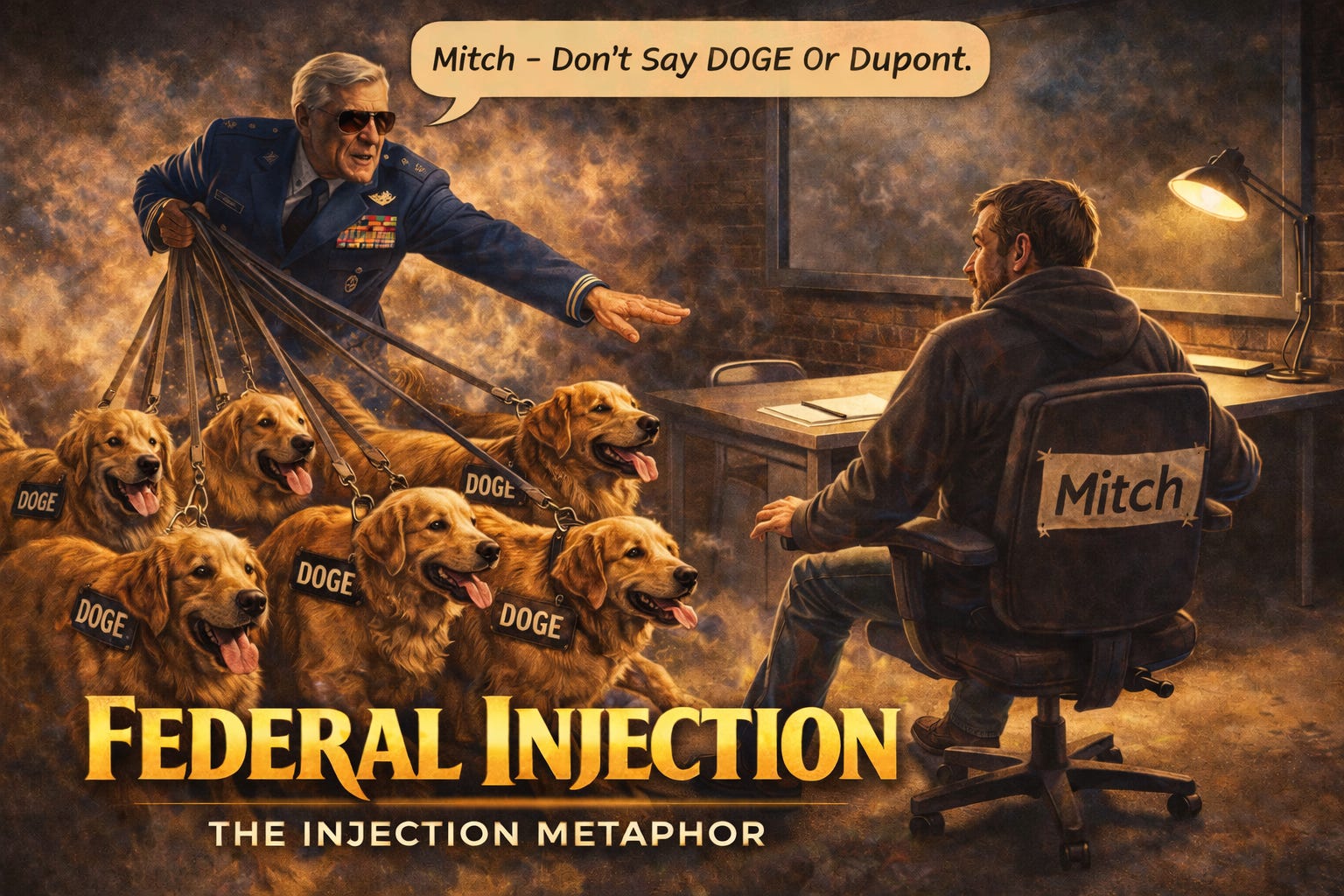 Is Mitch A Federal Informant To Throw Off The Barking DOGEs