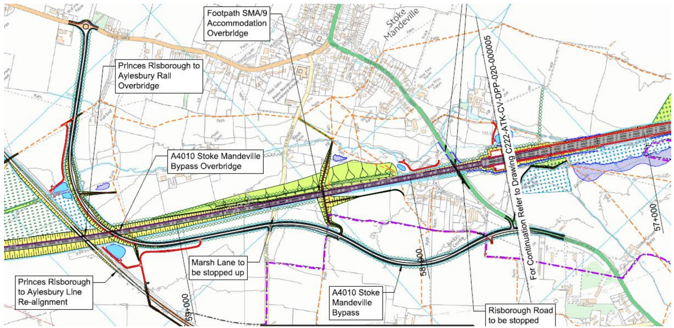 Hampden Fields - Road Layout and Link Roads