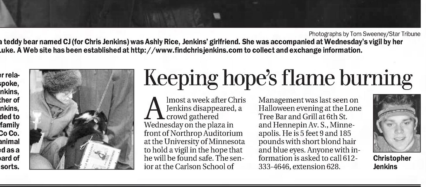 What Happened to 21-Year-Old College Student Chris Jenkins on Halloween ...