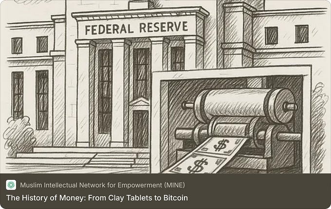 Muslim Intellectual Network (@mineglobal): "The history of money is a ...