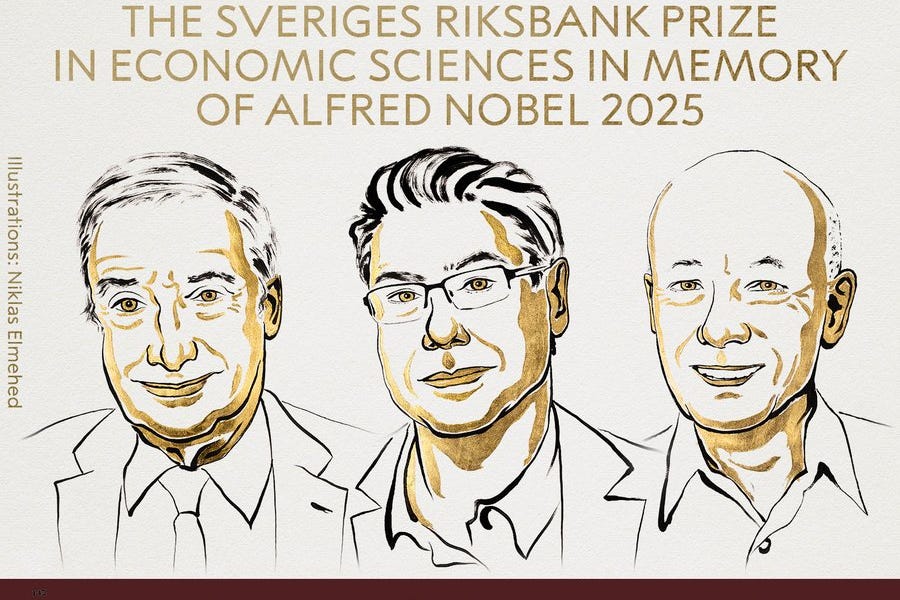 And the 2025 Economics Nobel Goes to... - by Brian Albrecht