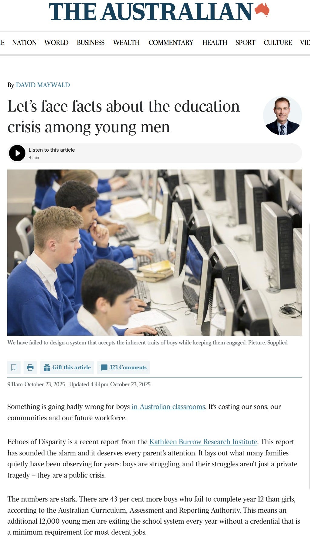 Advocating for Males and Masculinity