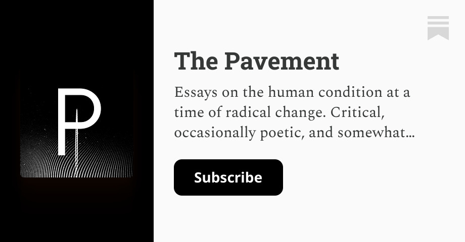 Beneath the Pavement | Antonio Melonio | Substack